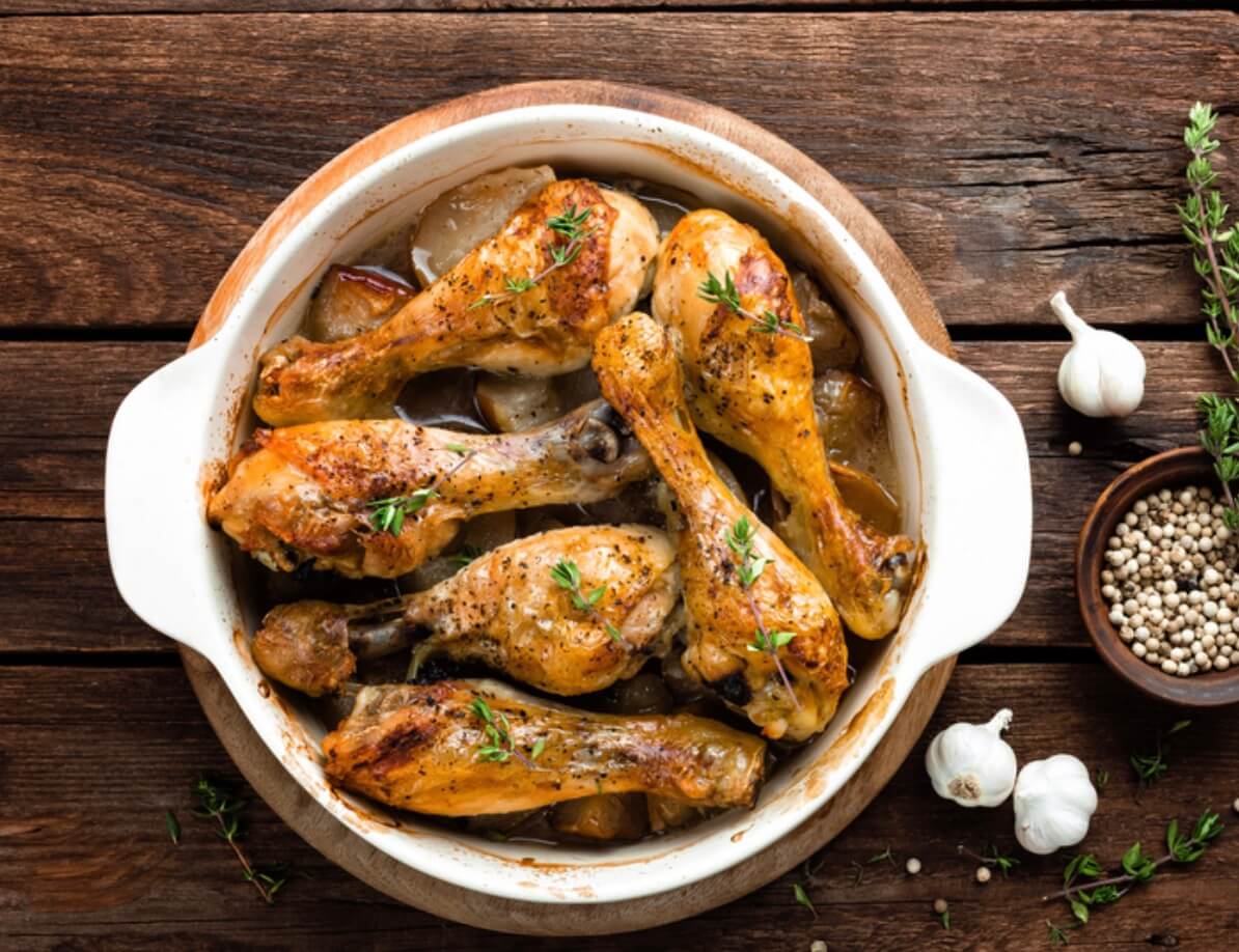 Friptura de pui la cuptor cu cartofi, rapidă și sățioasă | Transavia